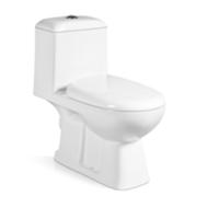 China Modern One Piece Siphonic Ceramic Toilet Floor Mounted 3.0-6.0L Dual Flush for sale
