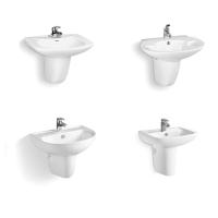 China Wall Mounted Bathroom Sanitary Ware Ceramic Hand Wash Basin Sink for sale