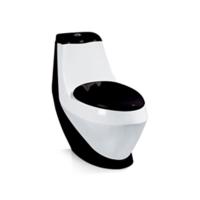 China Colorful Siphonic One-Piece Toilet Floor Mounted Ceramic Water Closet 305mm S-Trap 3.0-6.0L for sale