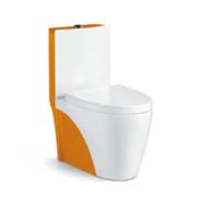 China Colorful Siphonic One-Piece Toilet Floor Mounted Ceramic Water Closet 305mm S-Trap 3.0-6.0L for sale