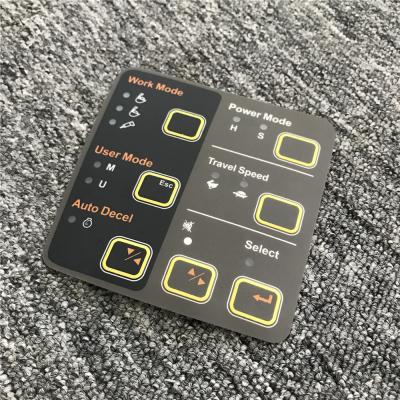 China Hyundai Excavator Spare Parts R60-7 R210-7 R225-7 Display Stickers Button Decals for sale