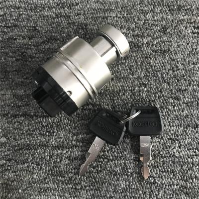 China Kobelco Excavator Lock Key Switch E235 SK200/210/SK250-260/350-8 Super 8 Start Ignition Switch for sale