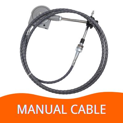 China Excavator Manual Throttle Cable For  KATO HD Hitachi EX Hyundai R Doosan DH DAEWOO DX SANY SY for sale
