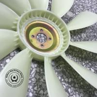 China Kobelco Excavator Engine Parts SK75-8 Fan Blade 4LE2 Isuzu 4 Holes 10 Leaves Accessories for sale