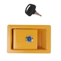 China Excavator Hydraulic Pump Side Door Latch 11*17CM Side Cover Lock For KATO KOMATSU KOBLCO for sale