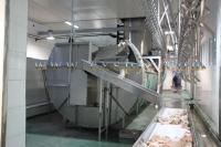 China Halal Automatic Slaughtering Machine Pre Cooling Machine For Poultry Plant 100KG for sale