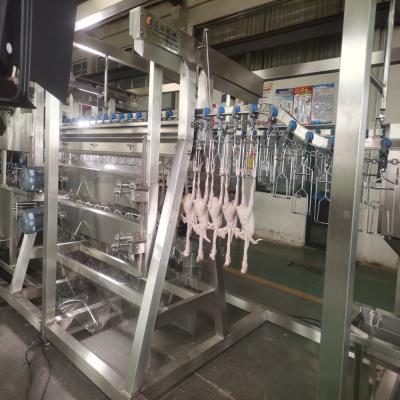 China 300-500BPH Automatic Compact Mobile Chicken Slaughter Machine For Slaughterhouse for sale