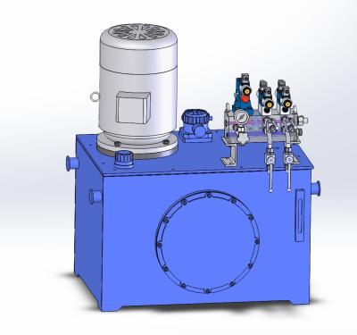 China T Structure Custom Hydraulic Station Based On Drawings Samples For Engineering Machinery for sale
