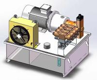 China T Structure Custom Hydraulic Station Based On Drawings Samples For Engineering Machinery for sale