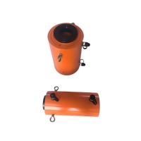 China 60T 100T Hydraulic Cylinder Jack Single Acting Steel Construction for sale
