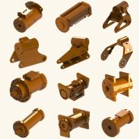 China Customized Spiral Swing Oil Cylinder for Construction Machinery Joint Area for sale