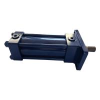 China Heavy Engineering Pull Rod Welded Hydraulic Cylinder for Construction Machinery with Adjustable Cushioning and Optional Mounting for sale