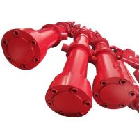 China Customized High Pressure Hydraulic Cylinder Forging Casting Urethane Seal For Heavy Duty for sale