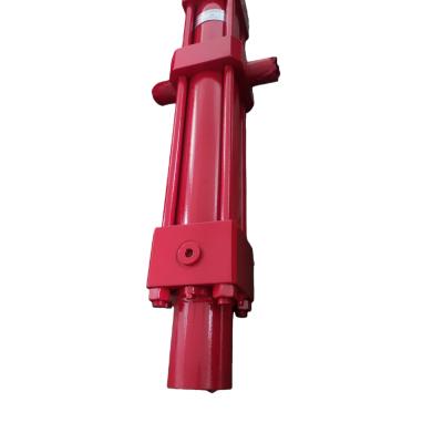 China AGCAWC Telescopic Hydraulic Cylinder with Hard Chrome Plated Piston Rod Steel Material Metallurgical Application for sale