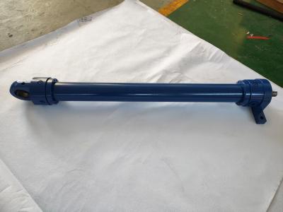 China Flange Mount Dual Stroke Hydraulic Power Cylinder Custom Bore Diameter Durable Hydraulic Actuator Providing Power Output for sale