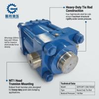 China Heavy Duty Tie Rod Hydraulic Cylinder MT4 Intermediate Trunnion Mount 3000 PSI High Pressure Ram for Forging Press for sale
