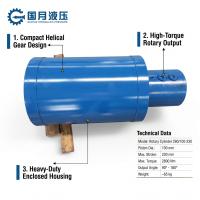 China Helical Rotary Actuator with 230 Degree Rotation for Heavy Duty Machinery for sale
