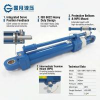 China Precision Servo Hydraulic Cylinder CDH1 MP5 160/110-840 with Integrated Displacement Transducer for sale