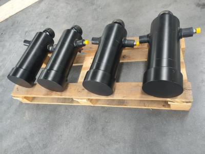China Double Acting Aluminum Alloy Hydraulic Cylinder with Trunnion Structure for Engineering Applications for sale