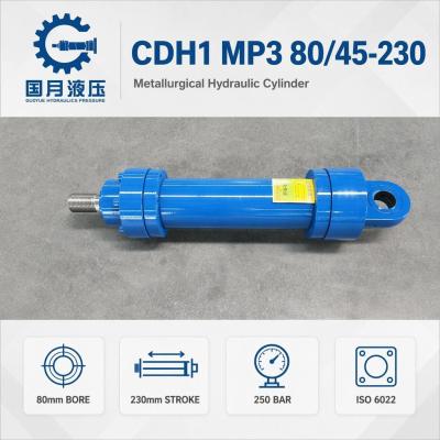 China Custom Heavy Duty ISO 6022 Rated CDH1 MP3 80-45-230 Double Acting Plain Clevis Mount Mill Type Engineering Hydraulic Cylinder for Steel Plant Rolling Mill Tilt Positioning Equipment for sale