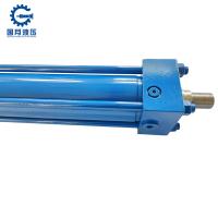China 100mm Bore Double-Acting Hydraulic Cylinder with Trunnion Mount for Heavy Duty Applications for sale