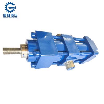 China Professional Double Acting Hydraulic Oil Cylinder with Tie Rod Design and Hard Chrome Plated Piston Rod for sale