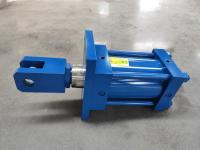 China Guoyue Hydraulics Industrial Tie-Rod Hydraulic Cylinder — 150mm Bore × 100mm Rod × 125mm Stroke, 4-Tie-Rod Construction, Clevis Mount, Double-Acting, 21 MPa for sale