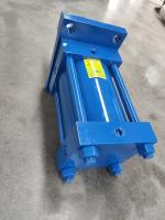China Guoyue Hydraulics Industrial Tie-Rod Hydraulic Cylinder — 150mm Bore × 100mm Rod × 125mm Stroke, 4-Tie-Rod Construction, Clevis Mount, Double-Acting, 21 MPa for sale