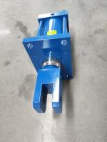 China Guoyue Hydraulics Industrial Tie-Rod Hydraulic Cylinder — 150mm Bore × 100mm Rod × 125mm Stroke, 4-Tie-Rod Construction, Clevis Mount, Double-Acting, 21 MPa for sale