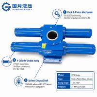 China Hydraulic Rack-and-Pinion Rotary Actuator | 140°–190° Swing Range for sale