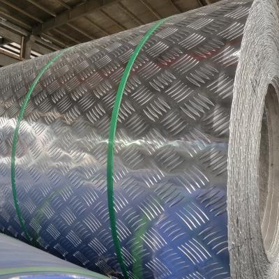 China 1090 0.8mm Stucco Embossed Aluminum Coil For Lighting for sale
