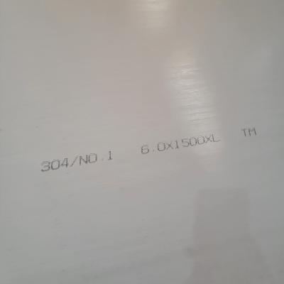 China 0.5 Mm Thick NO.1 Finish Stainless Steel Sheet 316l  With 1219mm Hot Rolled for sale