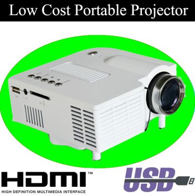 China White Black Color LED Lamp Mini Projector HDMI With Retail Package For Kids Birthday Gift for sale