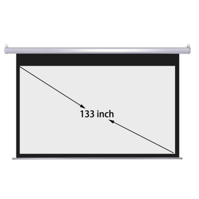 China CE UL Certificate Automatic Projection Screen 133