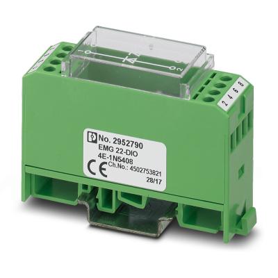 China Phoenix Contact Diode Block 2952790 EMG 22-DIO 4E-1N5408 1000V/3A for Power Redundancy & Reverse Protection for sale