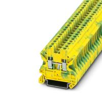 China Phoenix Contact UT 4-PE Protective Conductor Terminal Block with Screw Connection for Railway Industry (0.14-6mm²) for sale