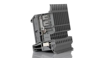 China Phoenix Contact Grounding Terminal Blocks Din Rail 3070435 VBSTB 4-FS (6-2,8-0,8) - Feed-through Terminal Block for sale