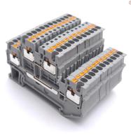 China Phoenix Contact Push In Connection 3208511 PTTB 1,5/S - Double Level Terminal Block for sale