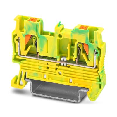 China Phoenix Contact Push in Connection 3209536 PT 2,5-PE - Protective Conductor Terminal Block for sale