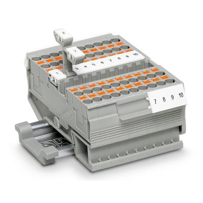China PT 2,5-QUATTRO Phoenix Contact 3209578 Push In Din Rail Terminal Blocks for sale