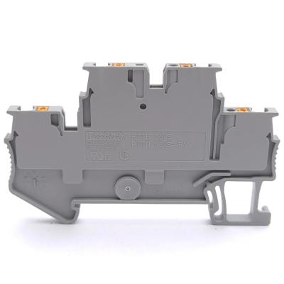China Phoenix Contact Connector DIN Rail Terminal Blocks 3208511 PTTB 1,5/S - Double-level terminal block for sale