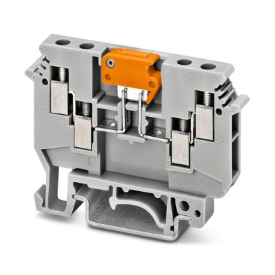 China 2775210 Din Rail Screw Terminal Block UDK 4-MTK-P/P Knife Disconnect Terminal Block for sale