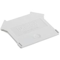 China Phoenix Contact End Cover Gray PLC Connector Spring Terminal Block 1.8 mm Width for sale