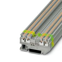China Phoenix Contact Push-in Connection Din Rail Terminal Blocks 500V 17.5A Feed-through Terminal Block for sale