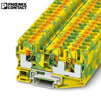 China Green Yellow PT 10-TWIN-PE - Protective conductor terminal block Phoenix Contact Connector 3208745 for sale