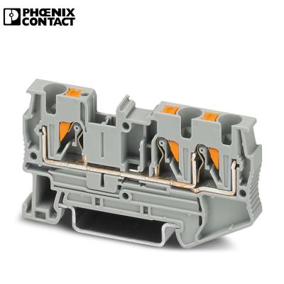 China 800V Gray Phoenix Contact Relay Terminal 3211771 PT 4-TWIN - Feed-through terminal block for sale