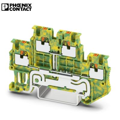 China Phoenix Contact 3208537 Original Terminal Blocks for Din Rail PTTB 1,5/S-PE - Protective conductor double-level terminal block for sale
