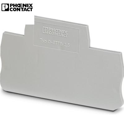 China Phoenix Contact Genuine Electric Parts 3047028 D-UT 2,5/10 - End Cover For Din Rail Terminal Block for sale