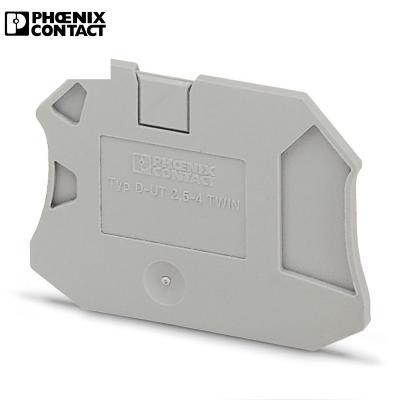 China Phoenix Contact Original 3047141 D-UT 2,5/4-TWIN - End cover for Din Rail Terminal for sale