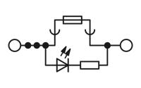 China Phoenix Contact 3212172 Blade Fuse Type Modular Terminal Block with Push-in Connection and 6 mm2 Rated Cross Section for sale